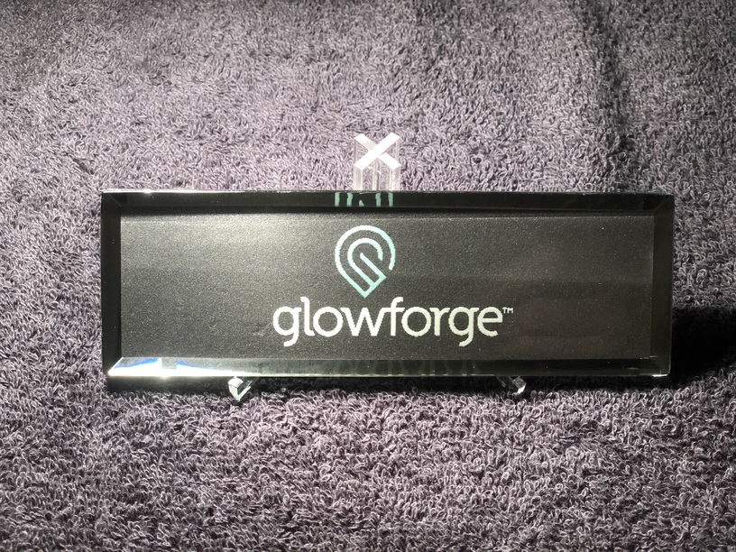 Glass Name Plates - Made on a Glowforge - Glowforge Owners Forum