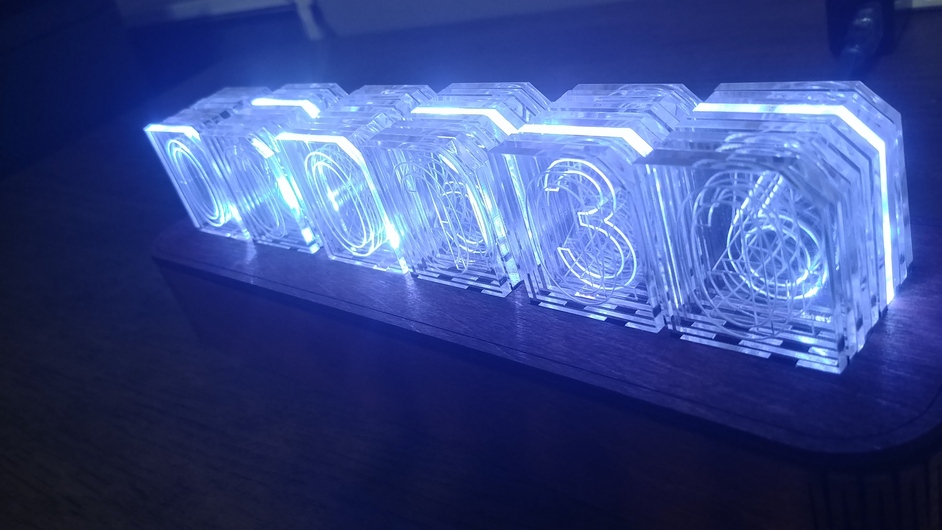 Lixie Clock - Made on a Glowforge - Glowforge Owners Forum
