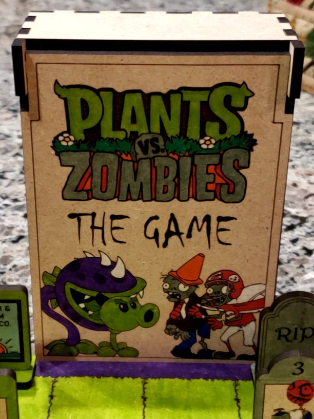 Plants vs. Zombies Stratego board game - Made on a Glowforge ...