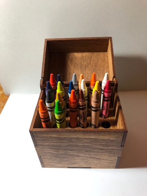 Wood crayon box - Free Laser Designs - Glowforge Owners Forum