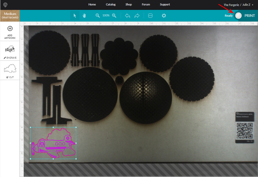 Glowforge Interface - Using the Trace Tool 🤔 - Glowforge Tips and ...