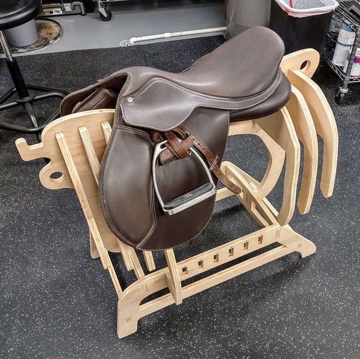 Saddle Stand - Made on a Glowforge - Glowforge Owners Forum
