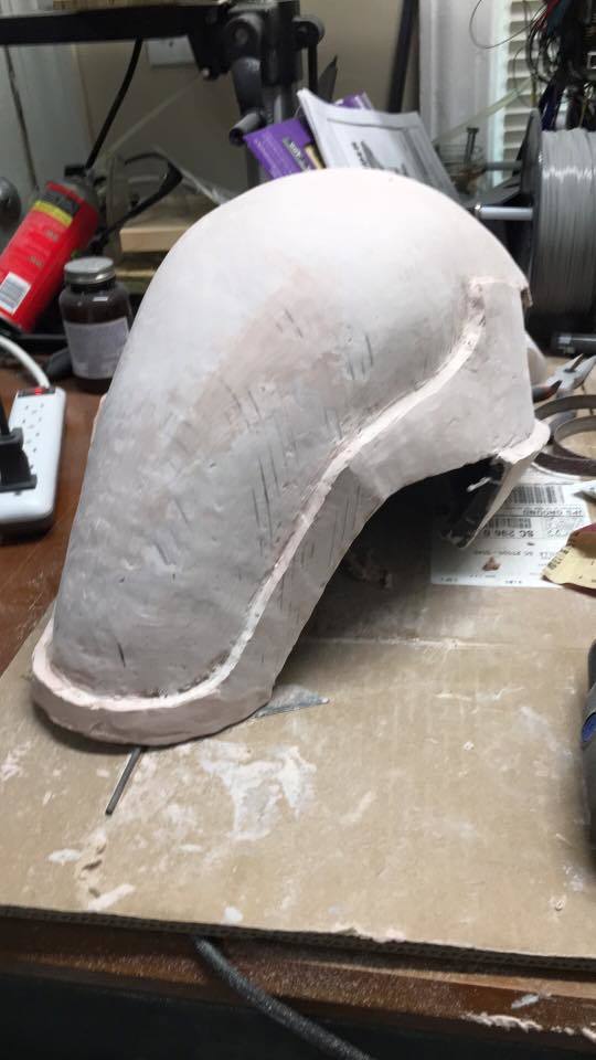 Zer0 Helmet Build (detailed post) - Everything Else - Glowforge Owners ...