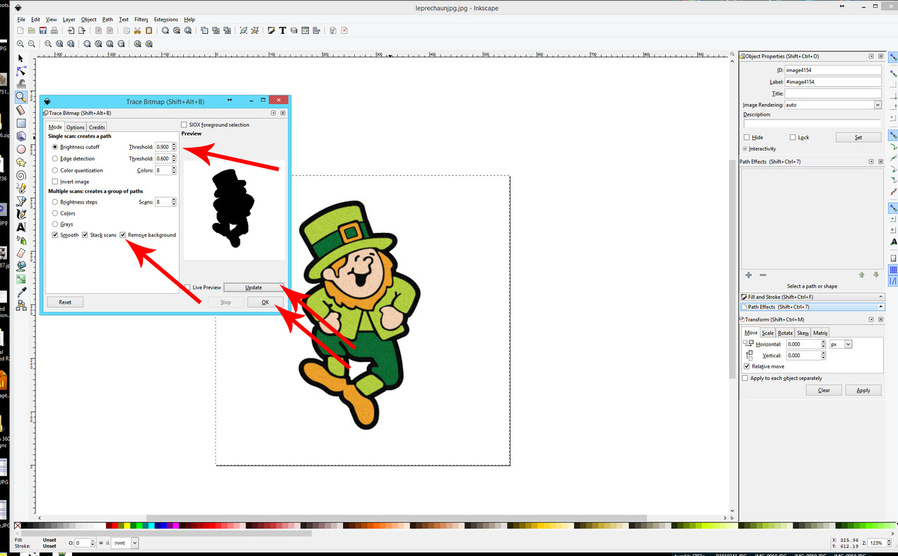 Inkscape Tutorial for Creating an Offset Path - Everything Else ...